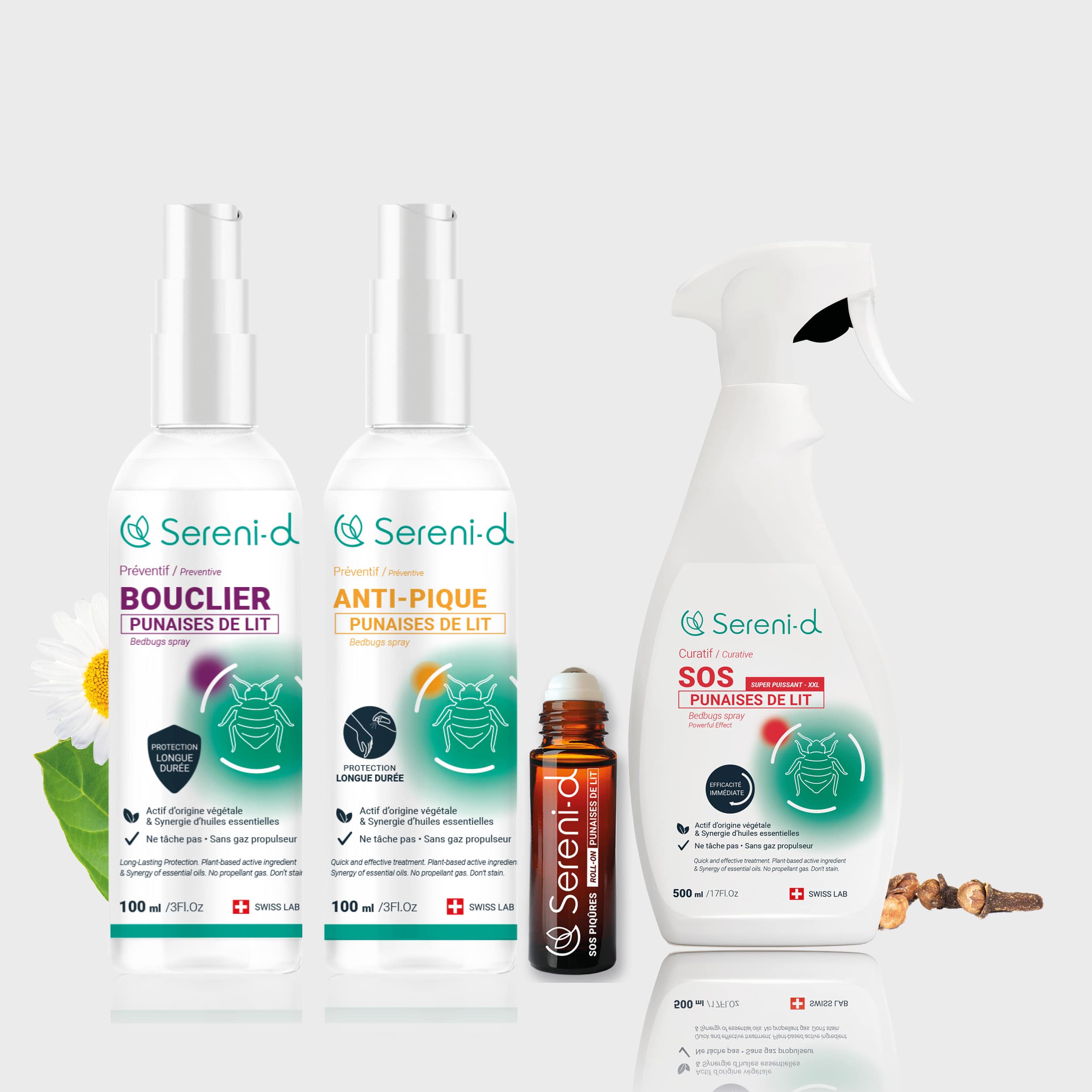 KIT TRANQUILLITÉ Punaises de Lit - Répulsif & Insecticide - Sereni-d®
