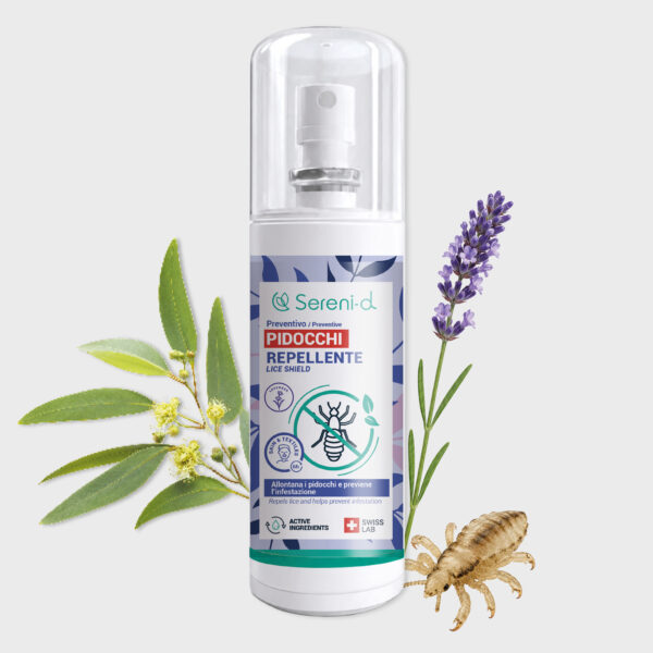 Spray Anti-Pidocchi Lavanda | Repellente Capelli & Tessuti